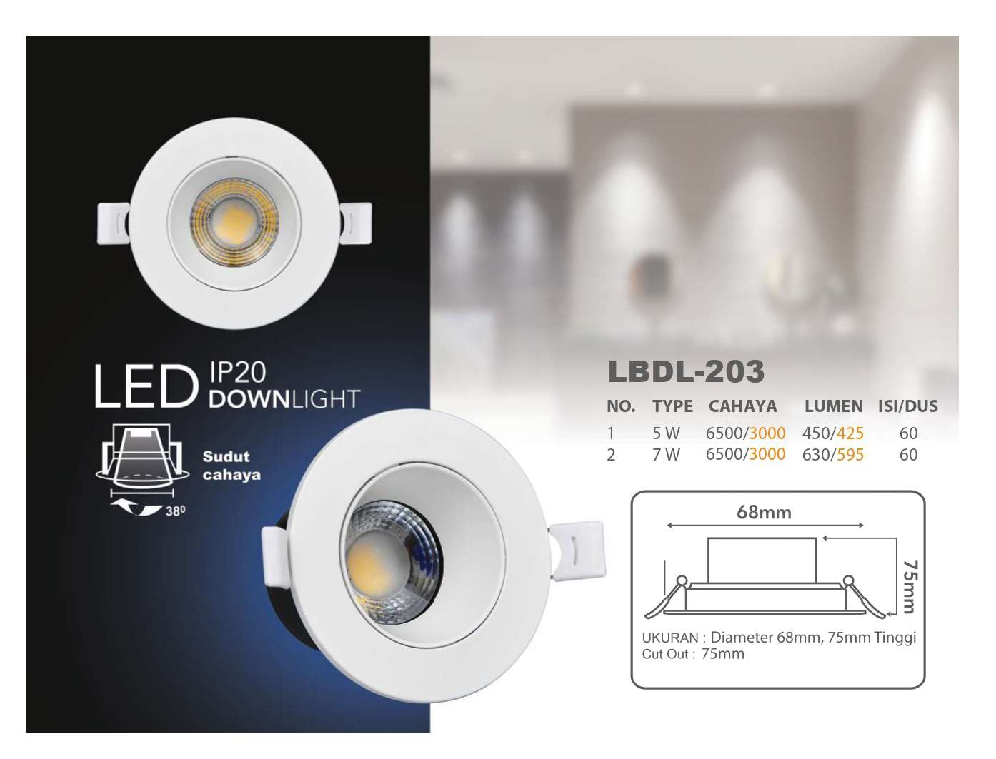 DOWNLIGHT LED - Luby Indonesia
