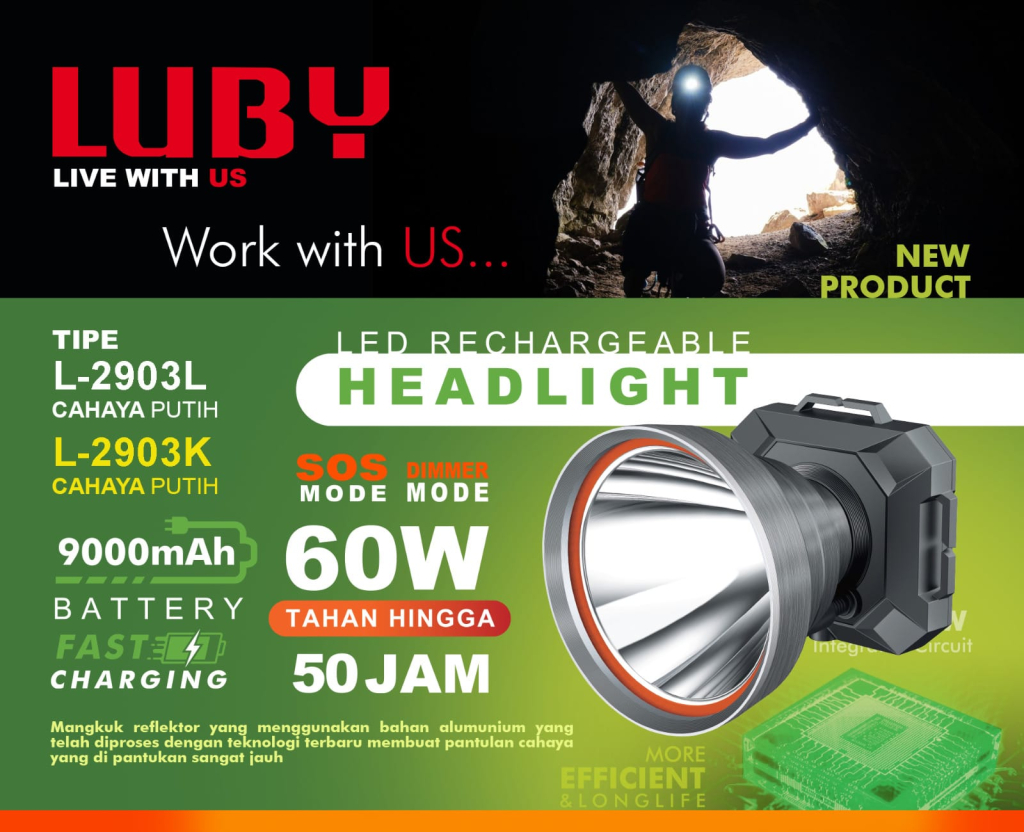 SENTER KEPALA - Luby Indonesia