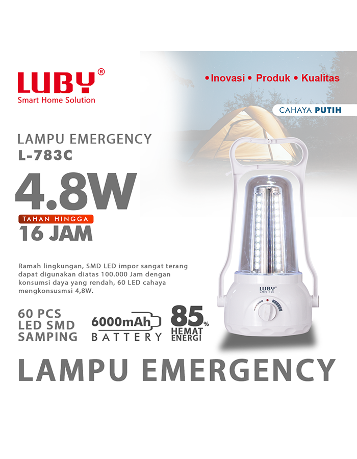Luby lampu emergency